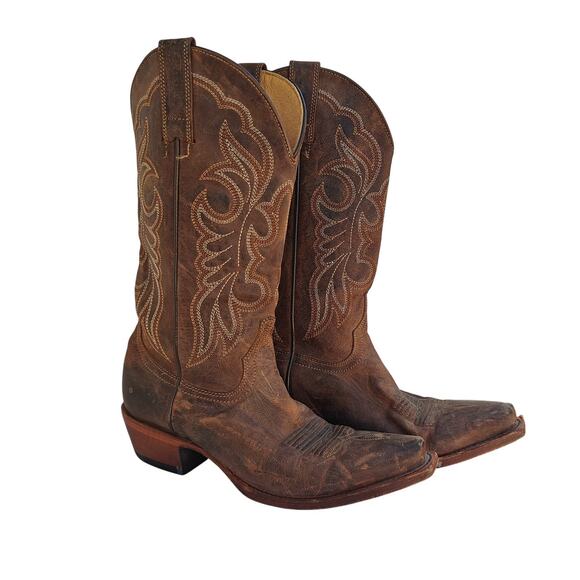Shyanne | Shoes | Shyanne Brown Leather Western Cowboy Boots Women 65m ...